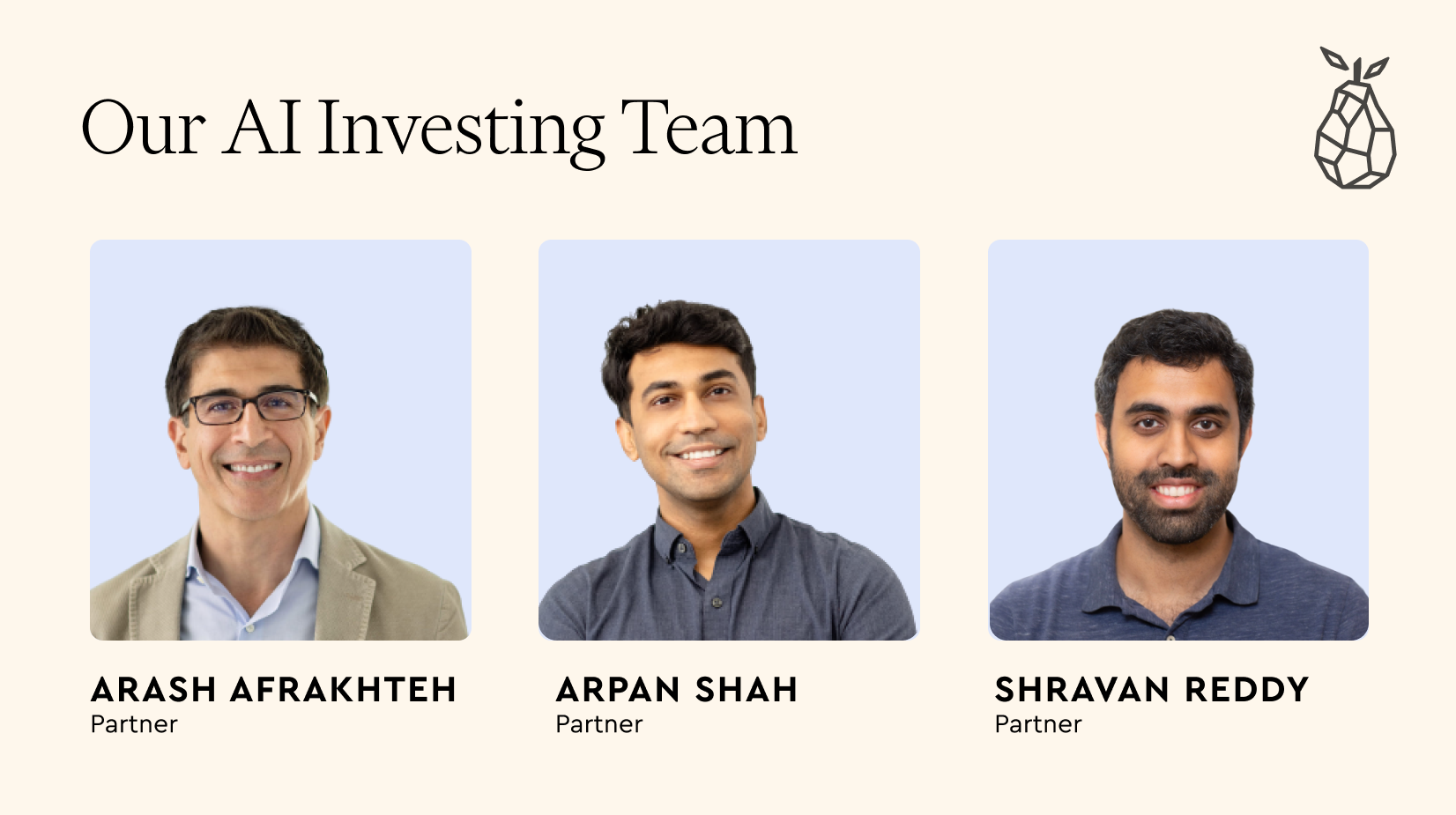 Pear is built to support early-stage AI founders - Pear VC